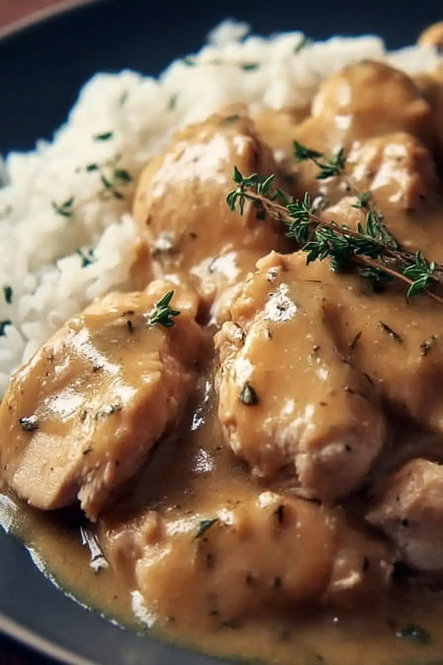 Slow Cooker Chicken and Gravy