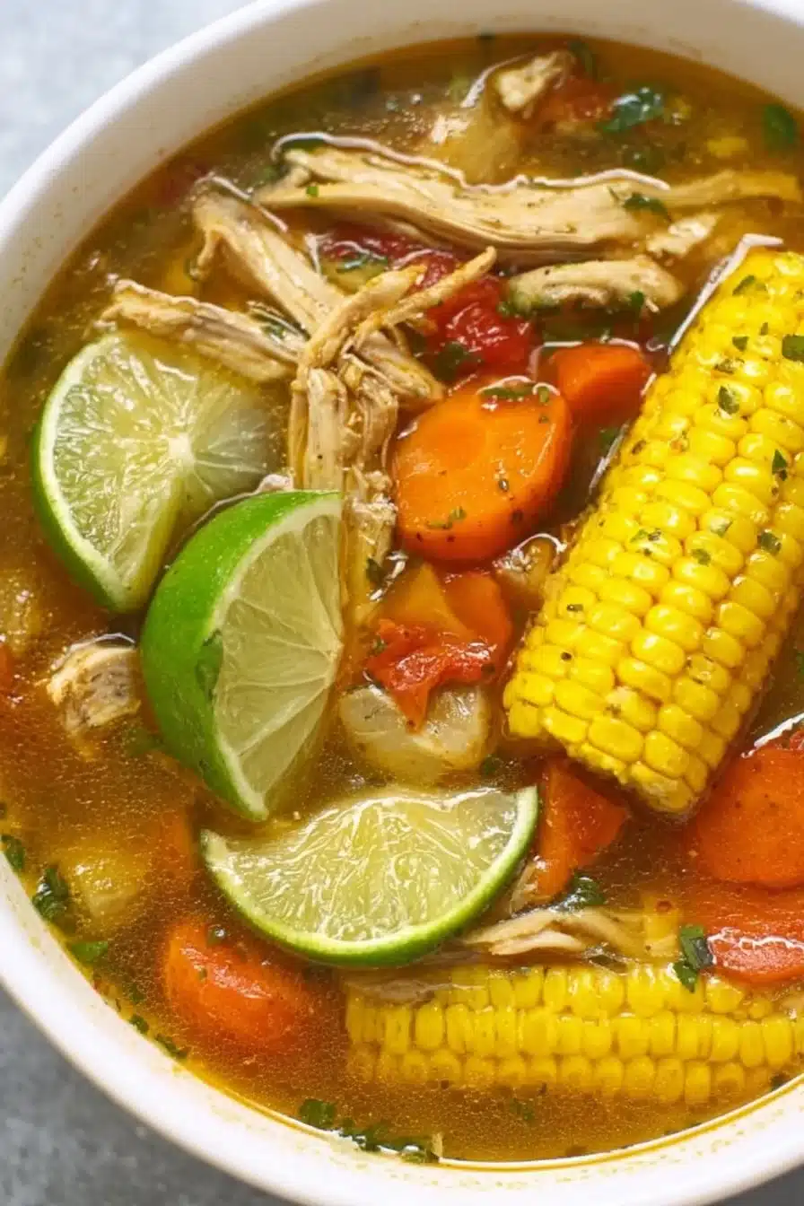 Chicken Broth (Mexican Chicken Soup)