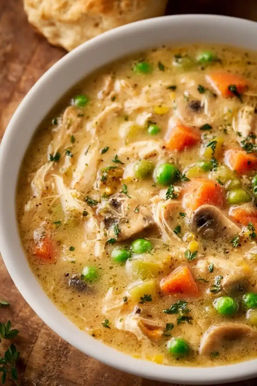 Chicken Pot Pie Soup Recipe
