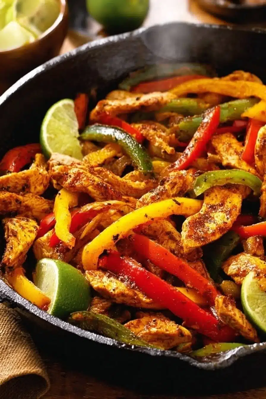 Easy Chicken Fajitas
