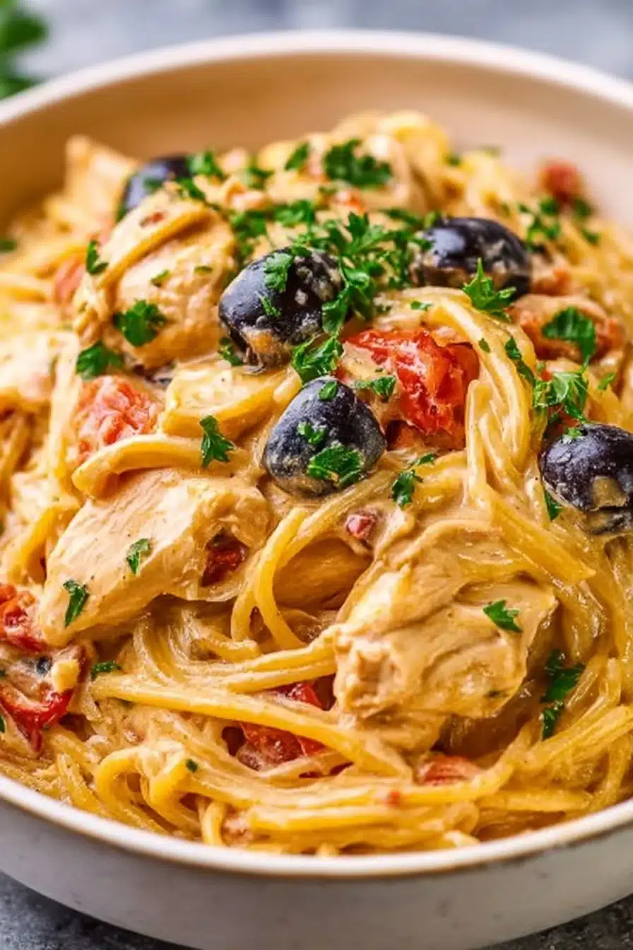 The Best Chicken Spaghetti Recipe with Rotel